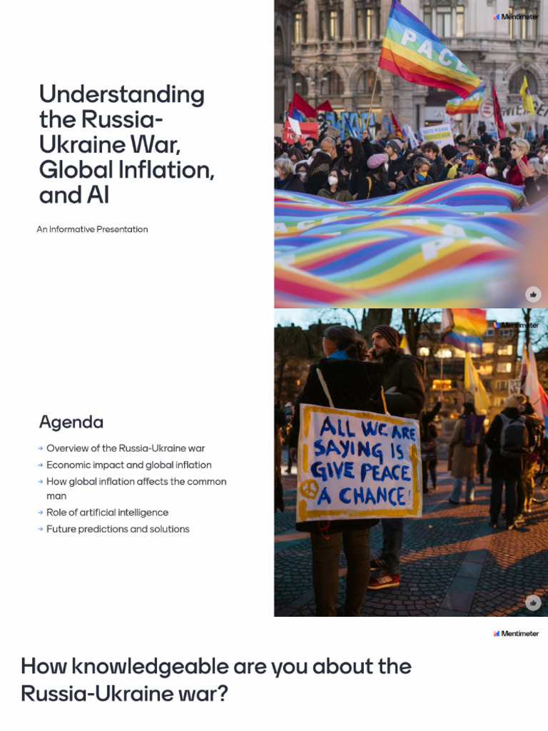 Understanding The Russia-Ukraine War, Global Inflation, and AI | PDF