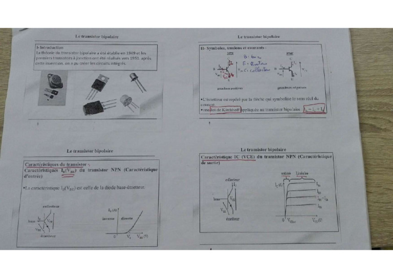 Cours Transistor-1 | PDF