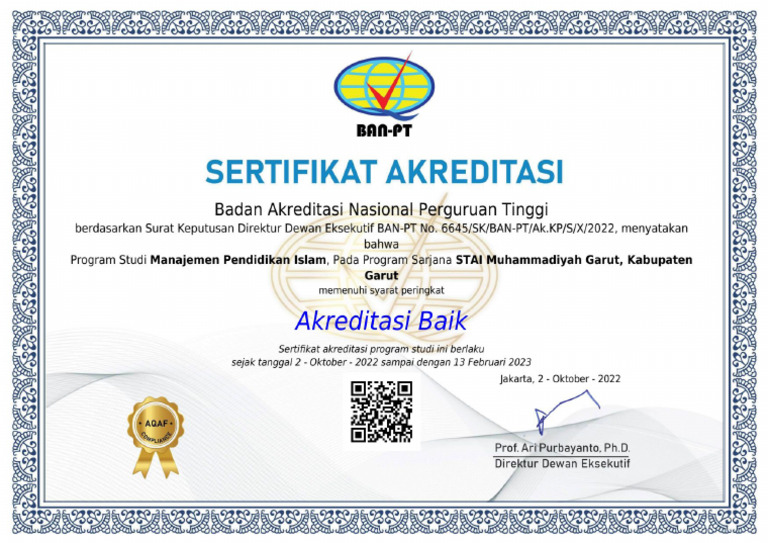 Sertifikat Akred MPI | PDF