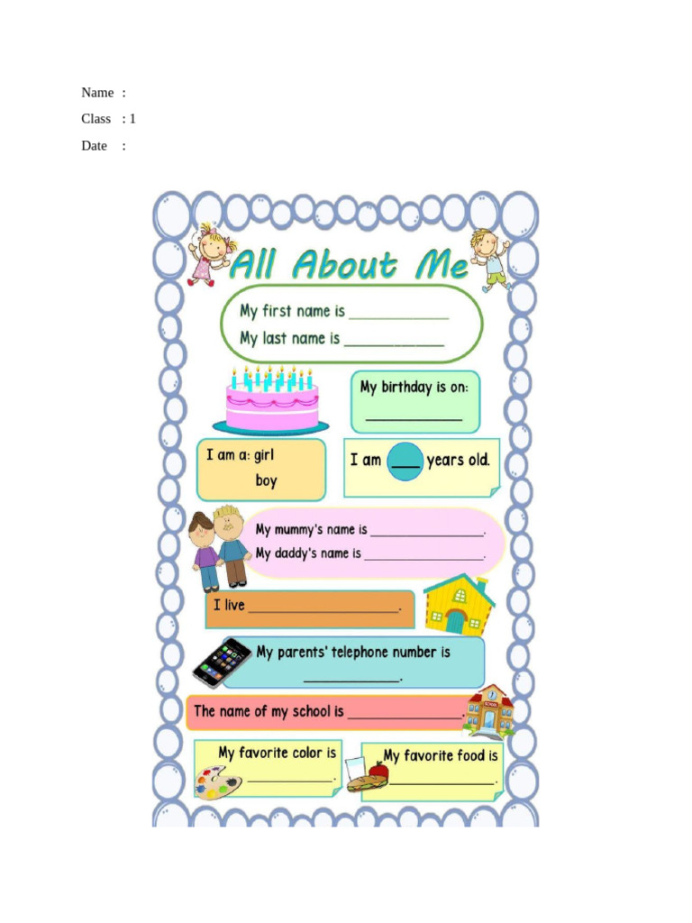 C Introduce Myself - Class 1 | PDF