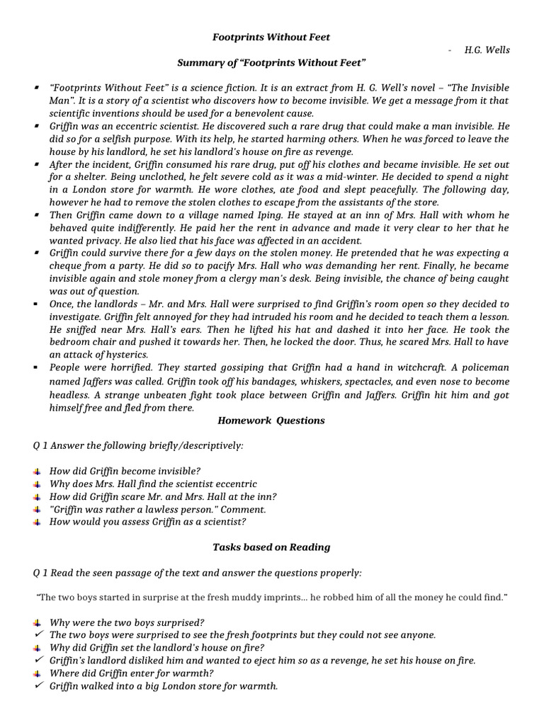 CH-5-Footprints Without Feet- Chapter Material | PDF