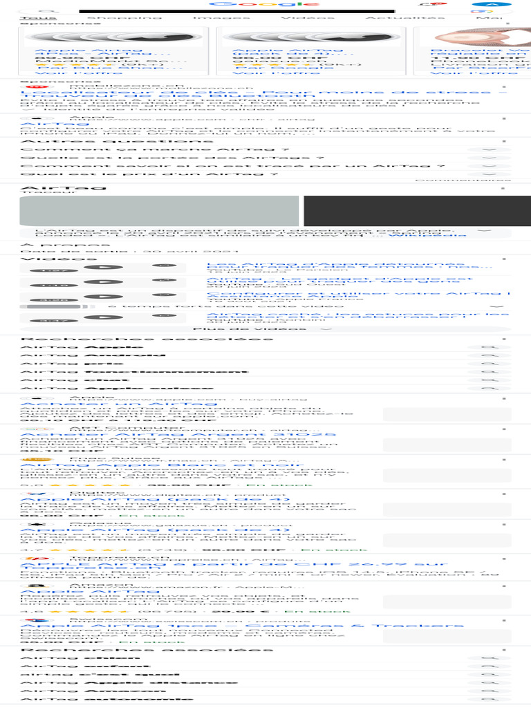 Airtag - Recherche Google | PDF