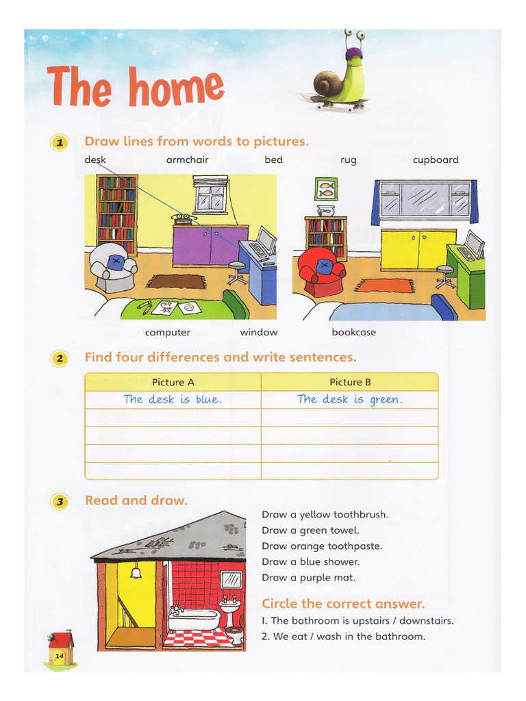 (MOVERS) Home - Fun - Booklet - 3 - 4 | PDF