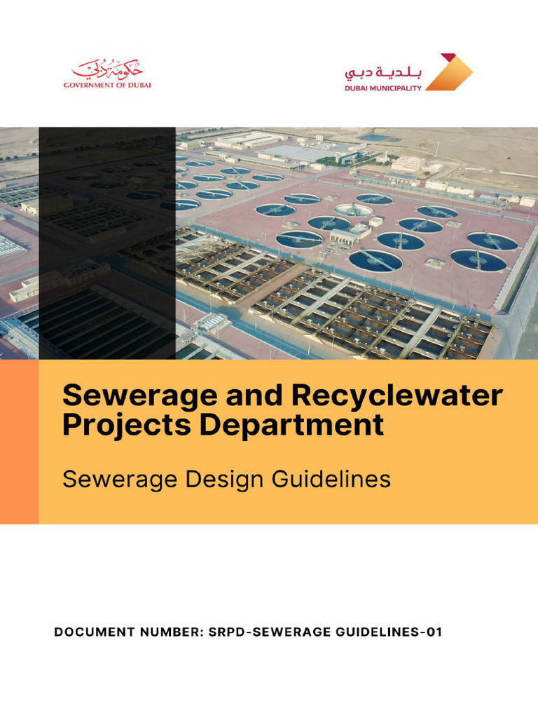 DM - Sewerage Design Guidelines - Rev00 | PDF | Sanitary Sewer | Sewage Treatment