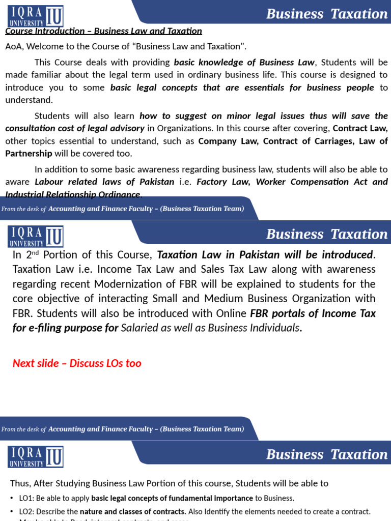 10 Business Taxation | PDF