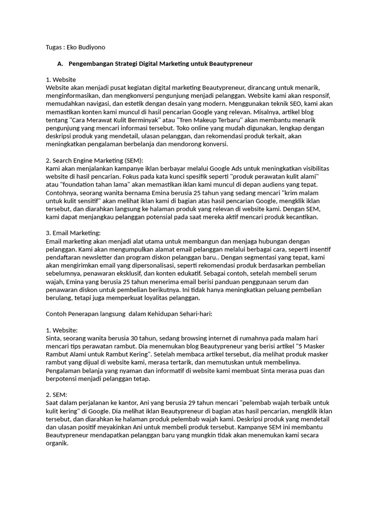 Final Assignment Eko Budiyono | PDF | Popular Culture & Media Studies | Social Media