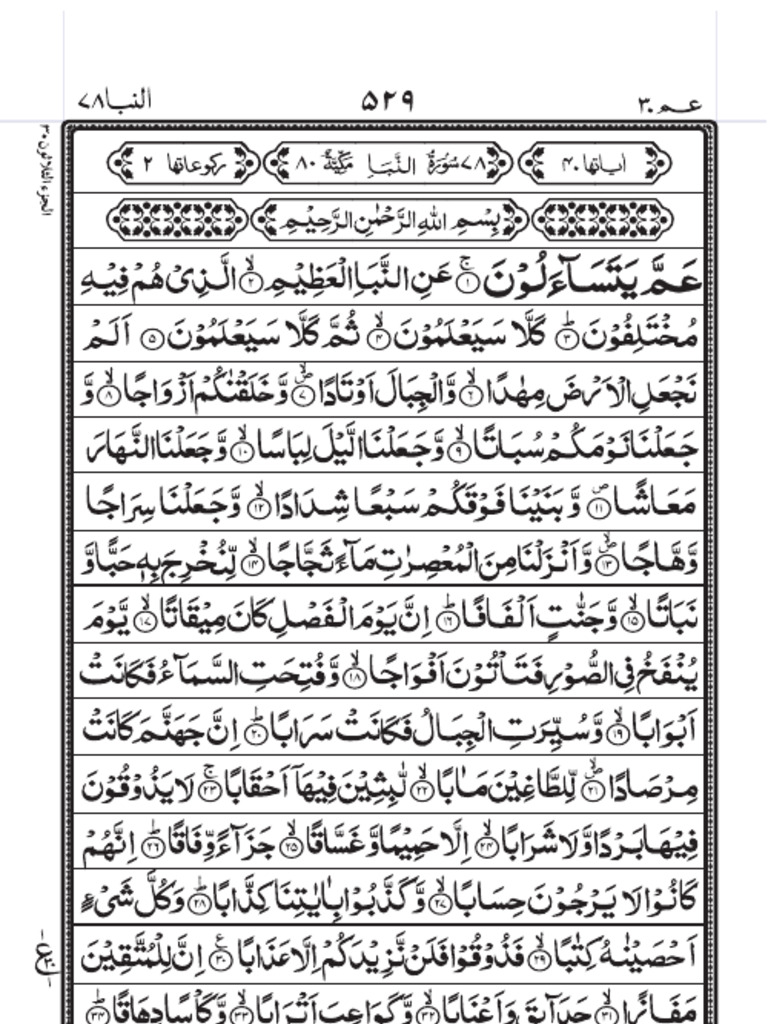 78 Surah an Naba | PDF