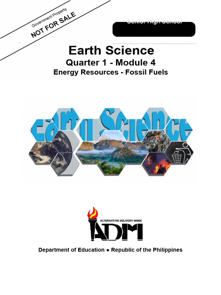 Earthscience Modular Activity September 4 Pdf