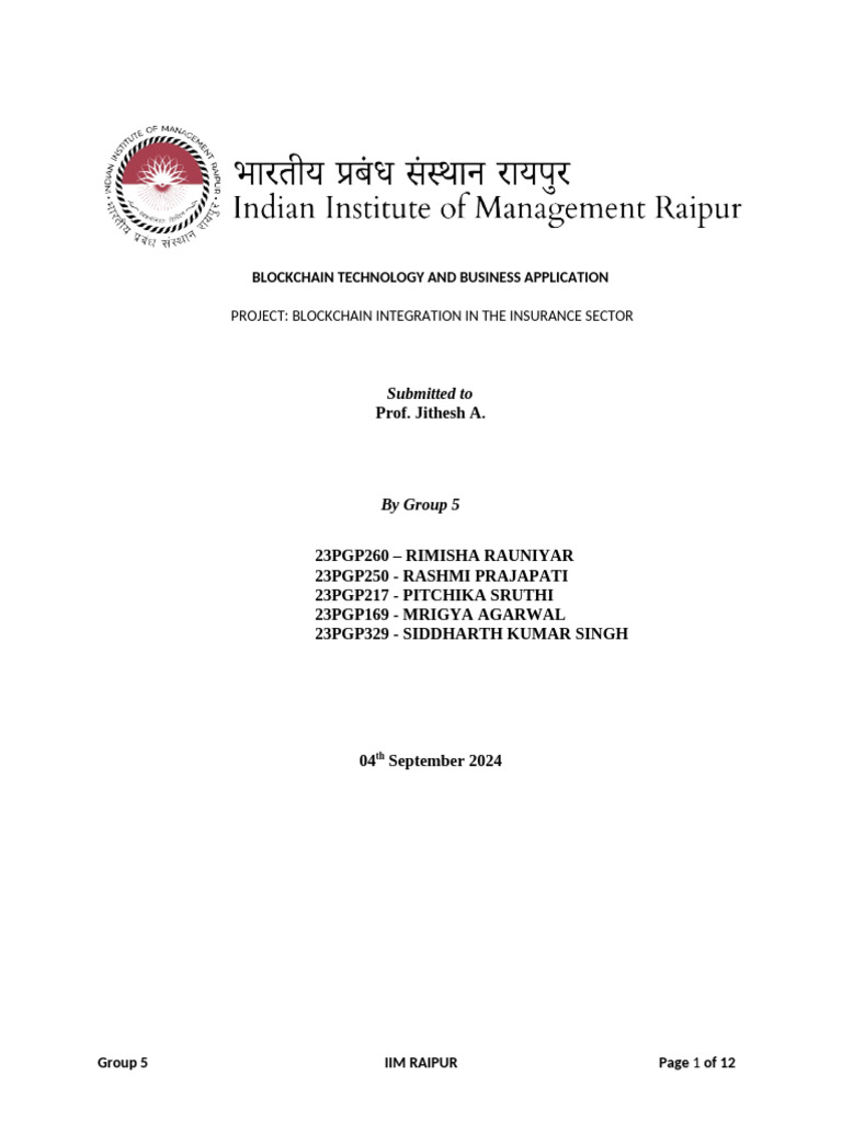 BTB Report Group 5 | PDF