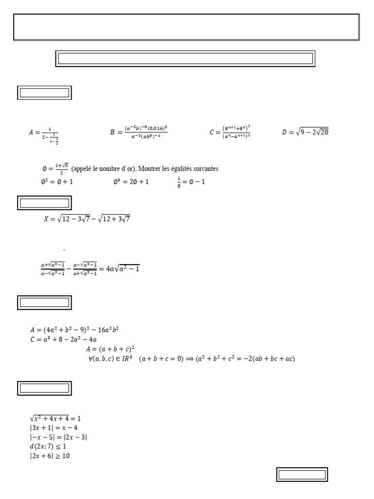 Devoir de Maths Seconde S 2024 | PDF