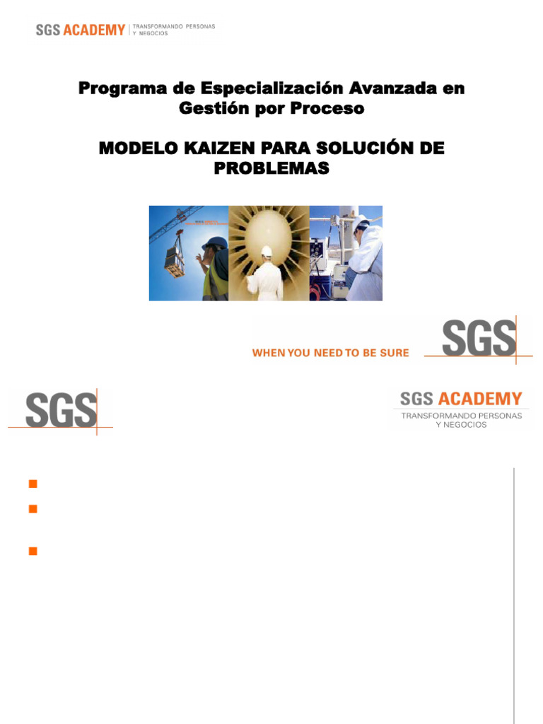 Modelo Kaizen para La Solución de Problemas v4 | PDF