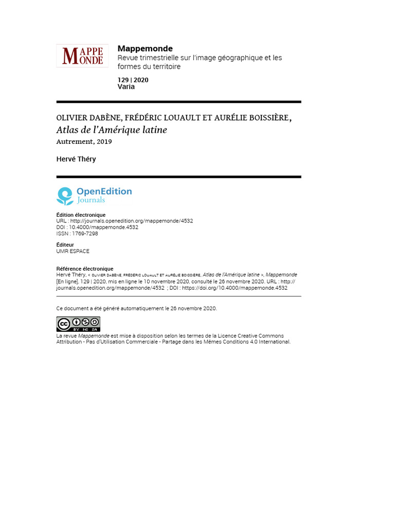 Mappemonde 4532 | PDF