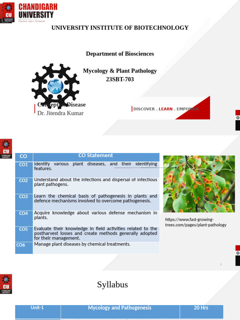 Myco and Plant Pathology Lecture 2 | PDF