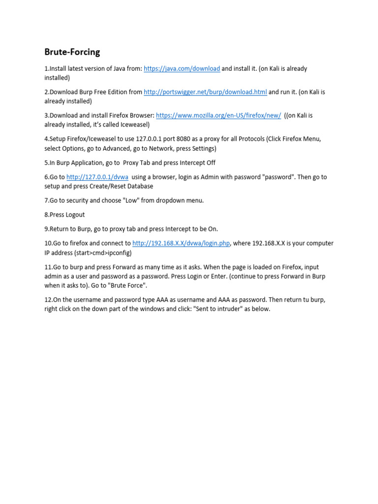 Brute Forcing Passwords | PDF Brute Forcing Passwords | PDF