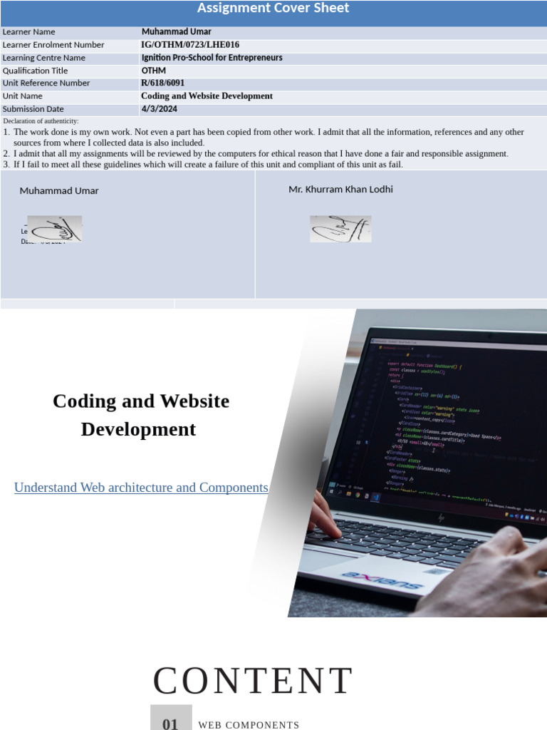 Muhammad Umar Unit 2 Presentation | PDF