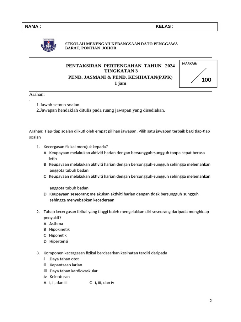 Ting 3 2024 | PDF
