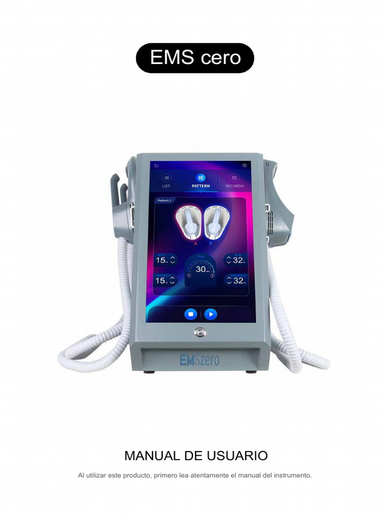 Manual Ems zero | PDF