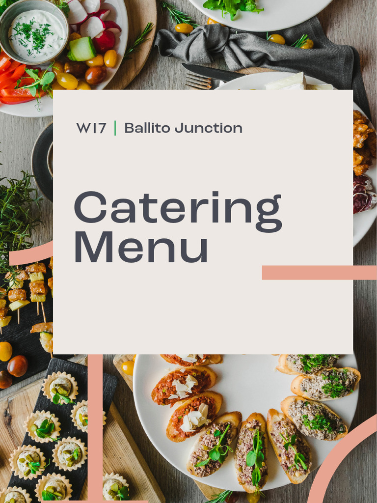 Catering Menu - Ballito | PDF