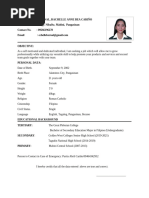 Resume Working Student Jollibee | PDF | Teachers | Learning