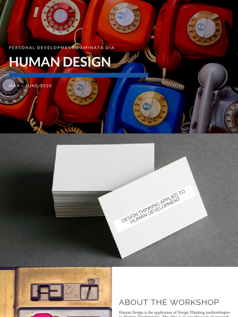 Human Design Workshop by Ndeye Aminata Dia | PDF