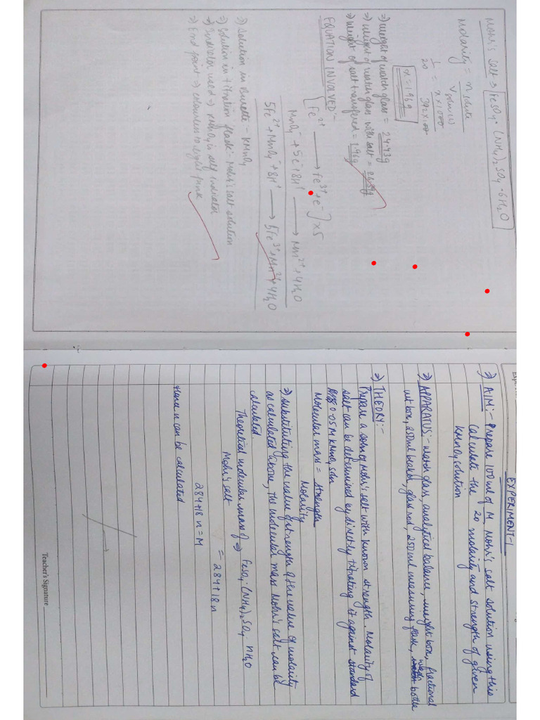 Saket Practical File Chem XII | PDF