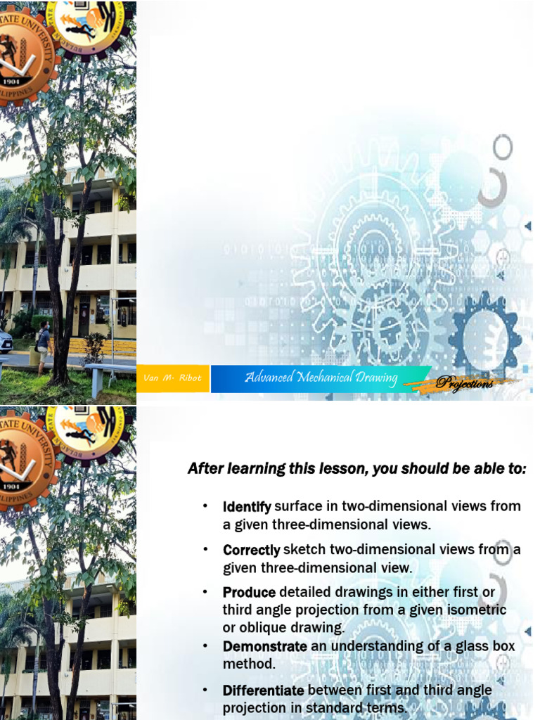 Lesson 4 - Orthographic Projection | PDF
