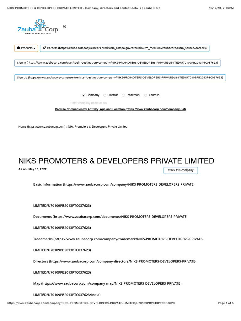 Niks Promoters | PDF