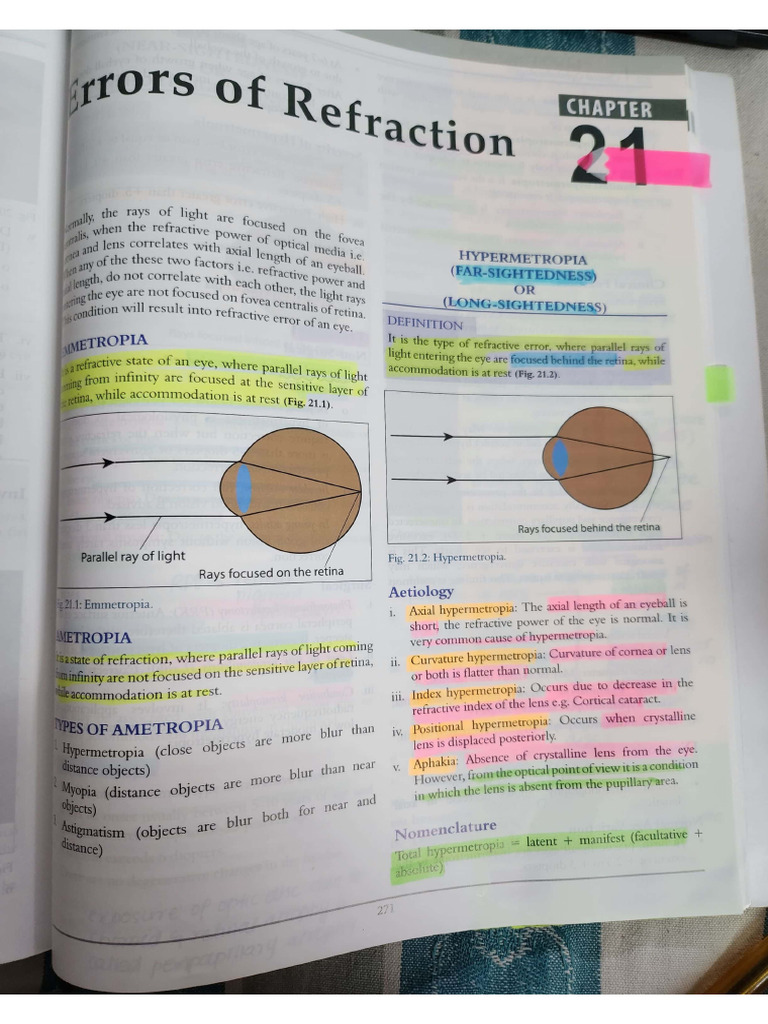 Refractive Error + Strabismus | PDF