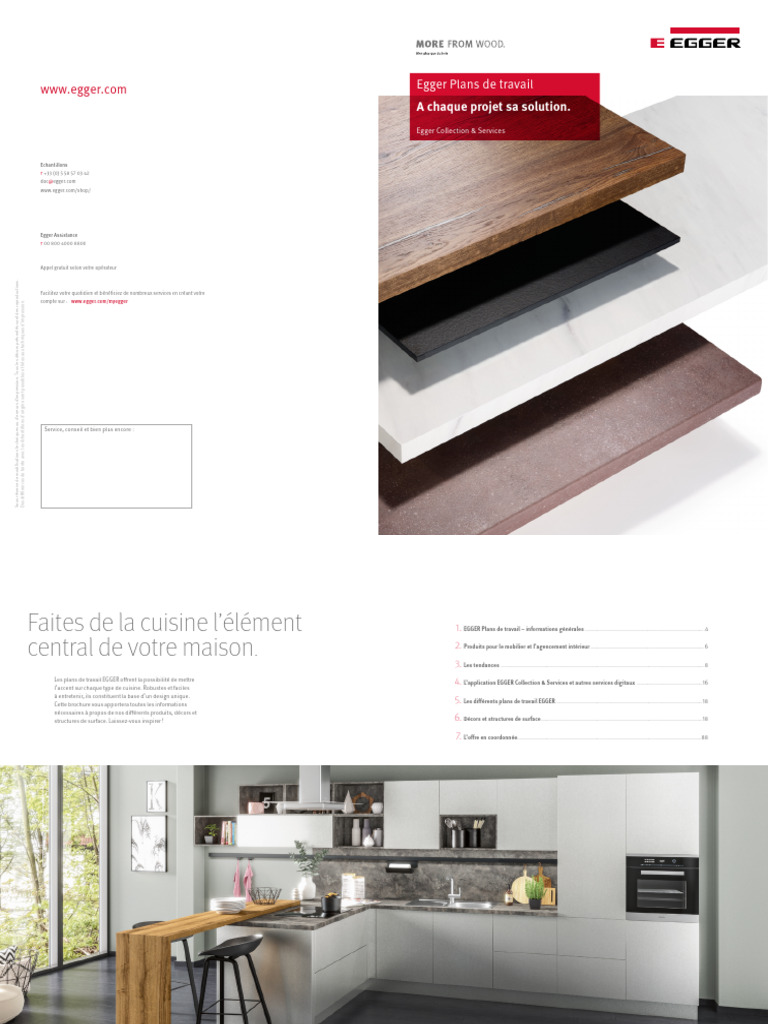 EGGER BR 2020worktop Brochure A4 FR | PDF