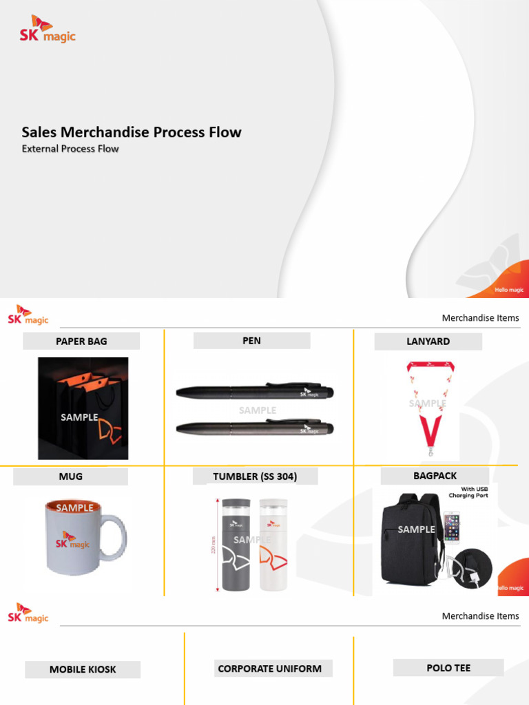 (A)Merchandise Process Flow_FULL | PDF