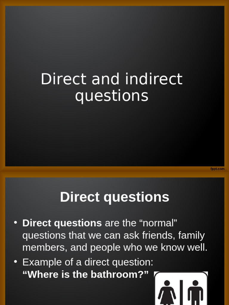 direct-and-indirect-questions | PDF