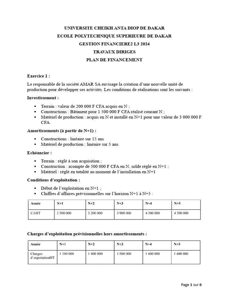 TD Plan de Financement Esp 2024 Gesfine2 (1) - 240527 - 124545 | PDF