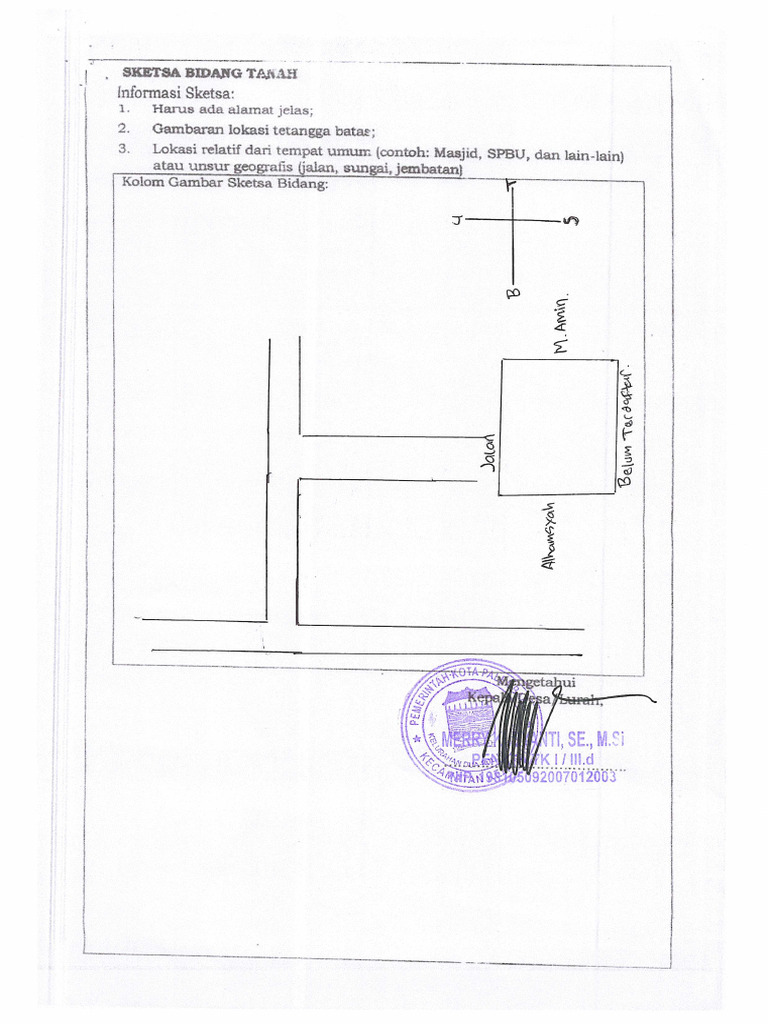 Form Pemohon SHM BPN (An Meity Masitha A.k) - 8 | PDF