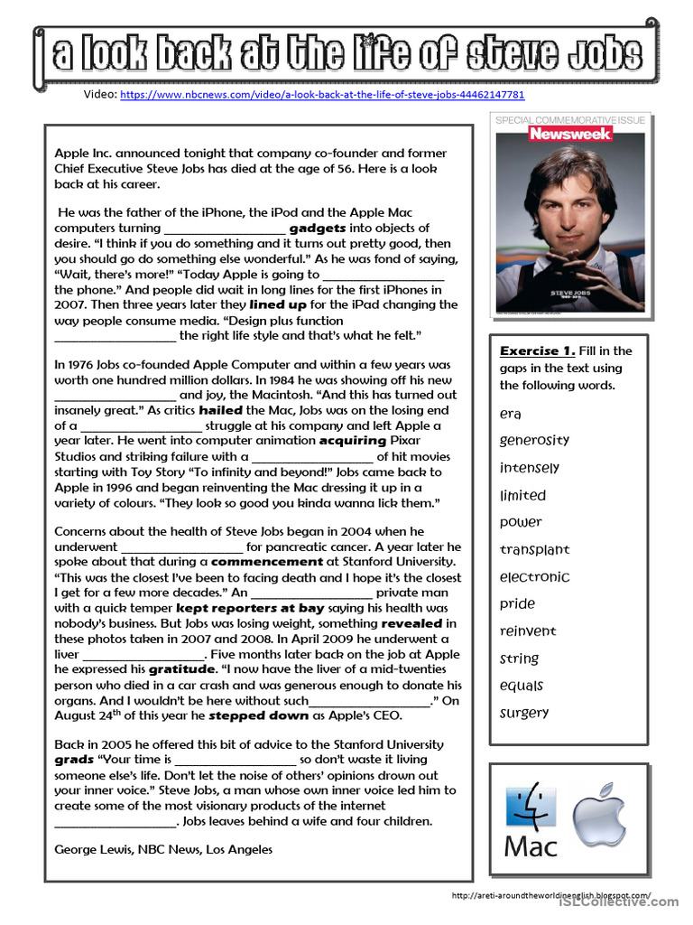 Remembering Steve Jobs: A Life Overview | PDF | Steve Jobs | Apple Inc.