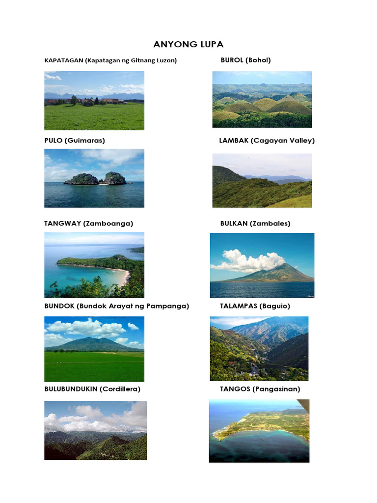 Anyong Lupa | PDF