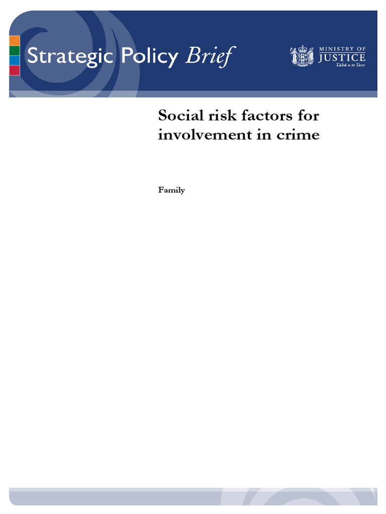 Social Risk Factors | PDF