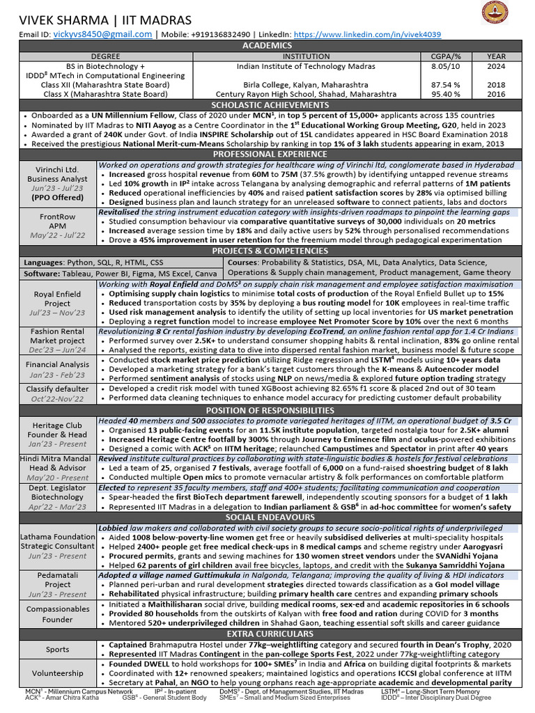 Vivek Resume1 | PDF