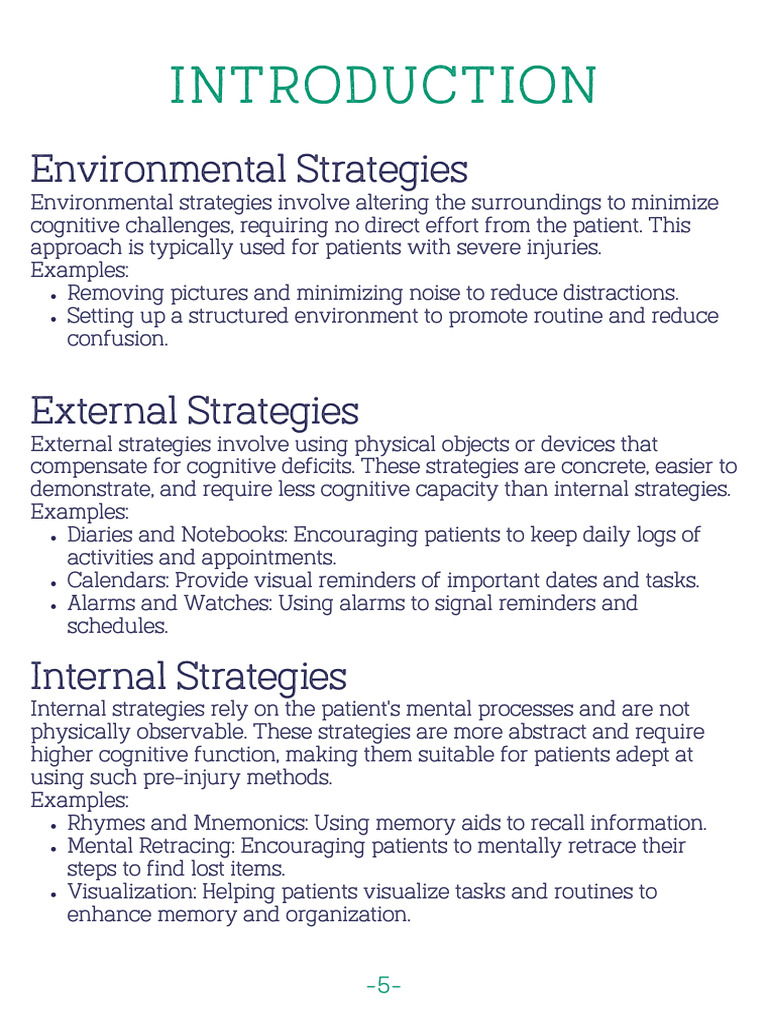 Executive Function Strategies | PDF