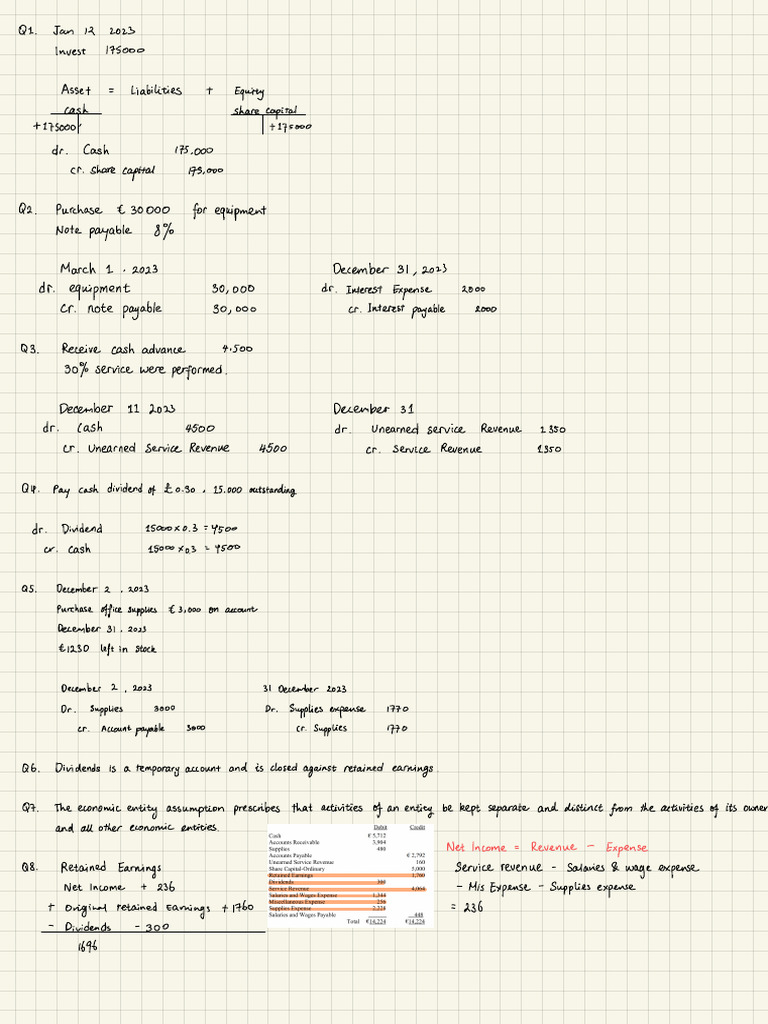 Revision - Exam Question | PDF