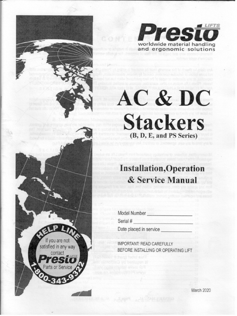 PRESTO Service Manual | PDF