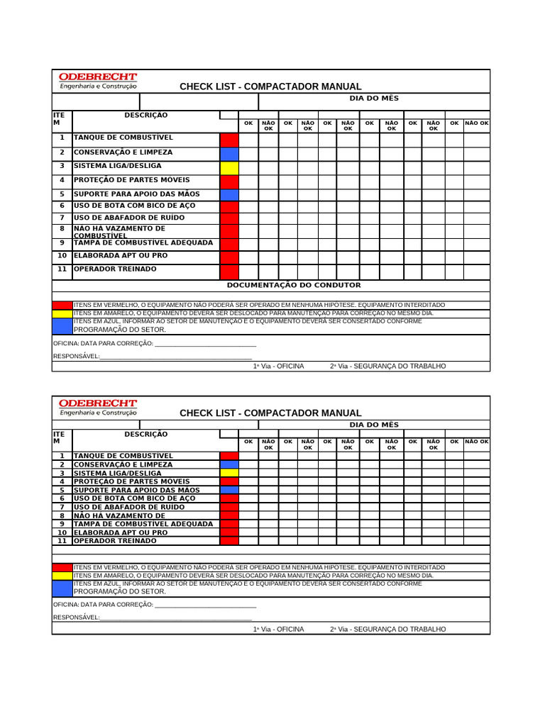 Check - List Compactador Manual | PDF | Business | Home & Garden