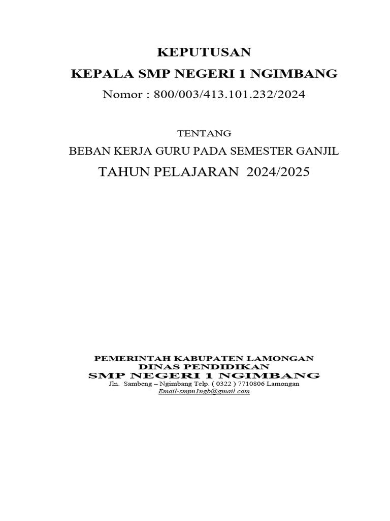 SK Baru 2024 Ganjil | PDF