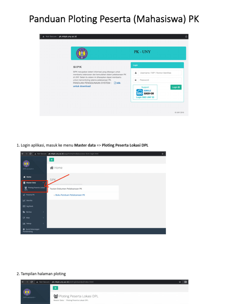 Panduan Ploting Lokasi Dan DPL | PDF