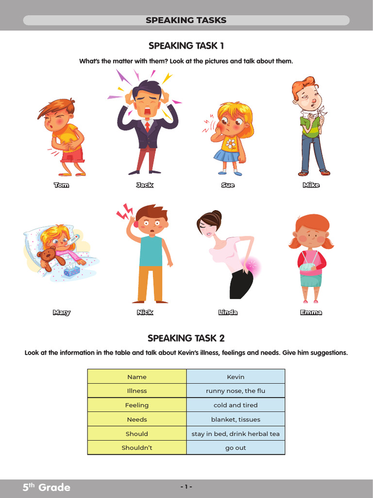 5th MEB 2ndterm - 1st - Speakingexam | PDF