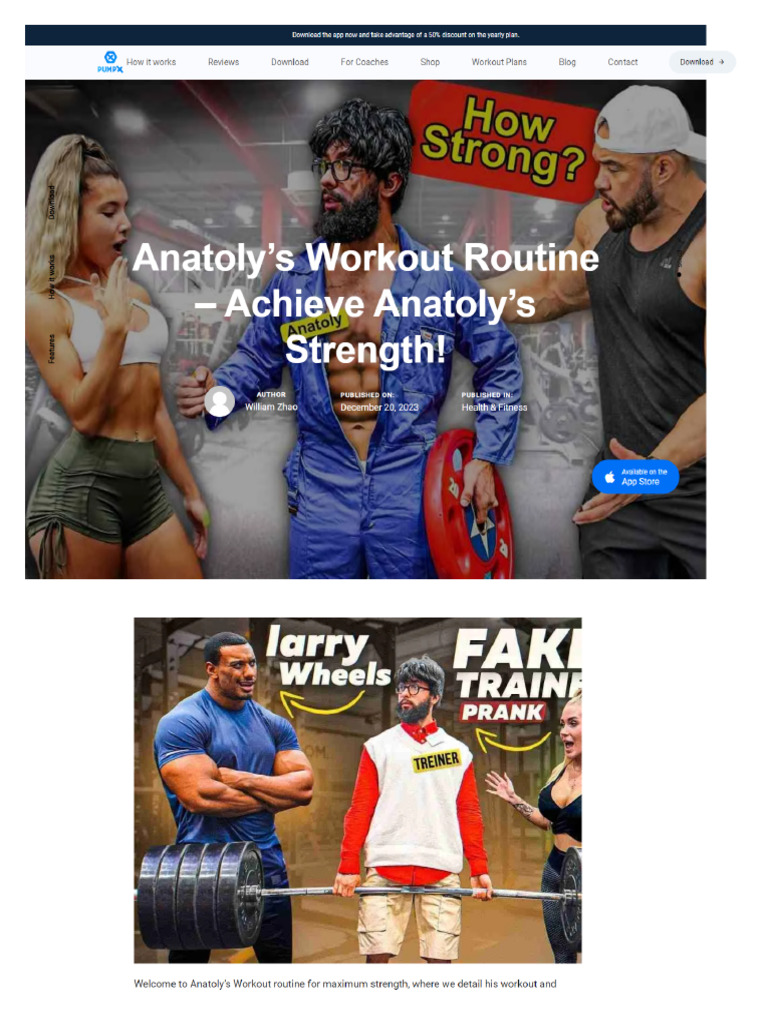 Screencapture Pumpx App Blog Anatolys Workout Routine 2024 07 04 14 - 36 - 09 | PDF