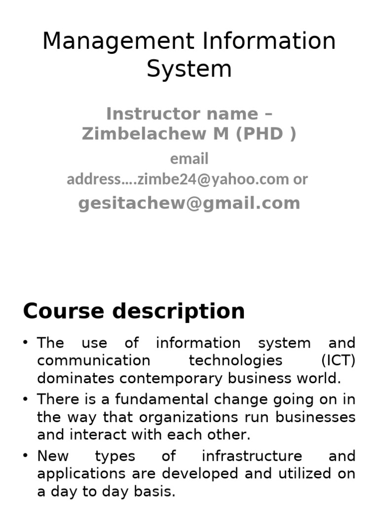 Chapter 1 Mis EDITED | PDF