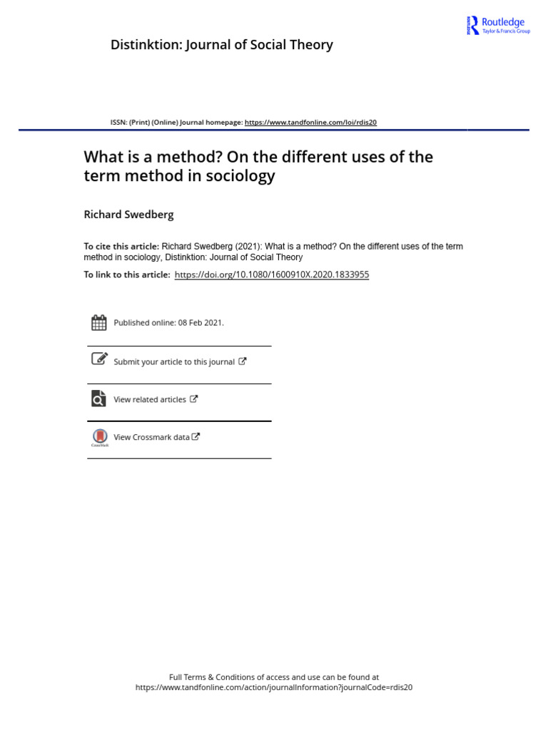Method Paper 2021 | PDF