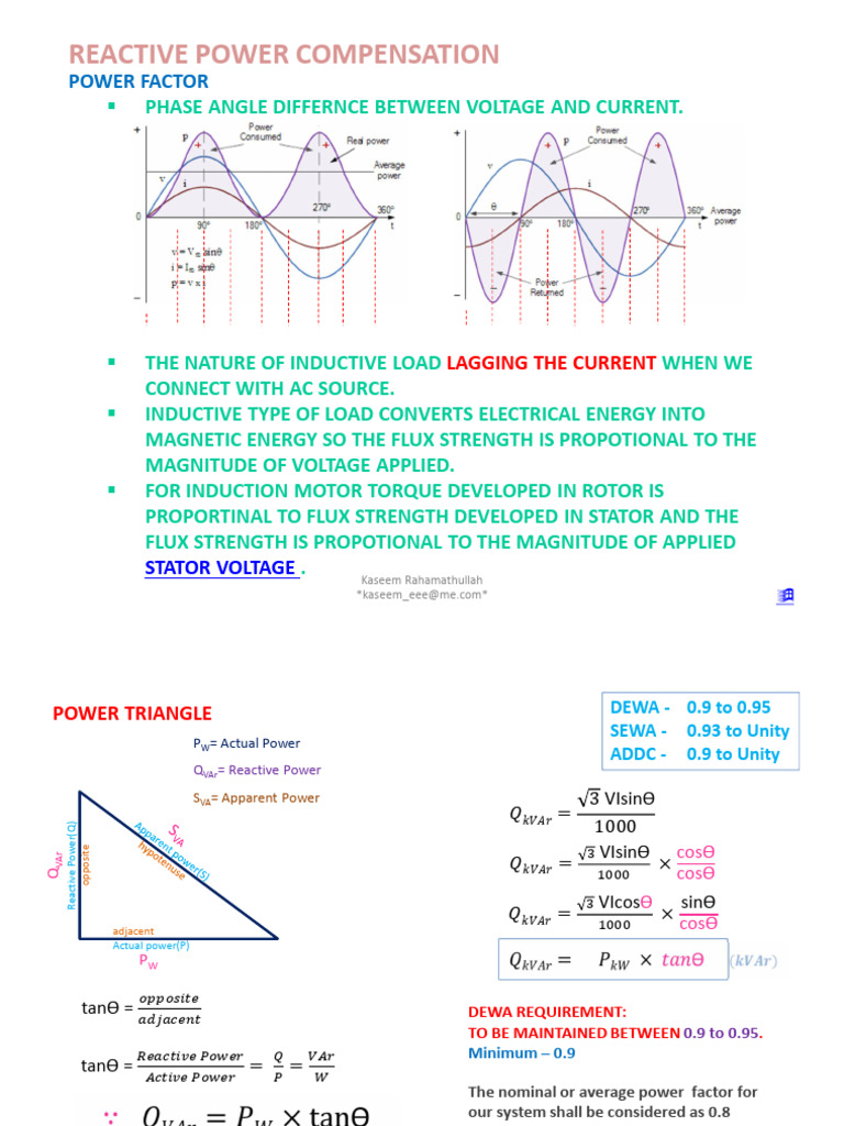 02 Power Factor Correction | PDF | Ac Power | Capacitor