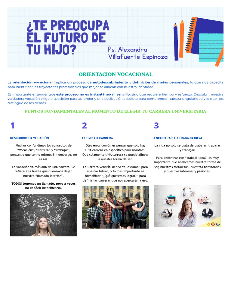Orientacion vocacional | PDF
