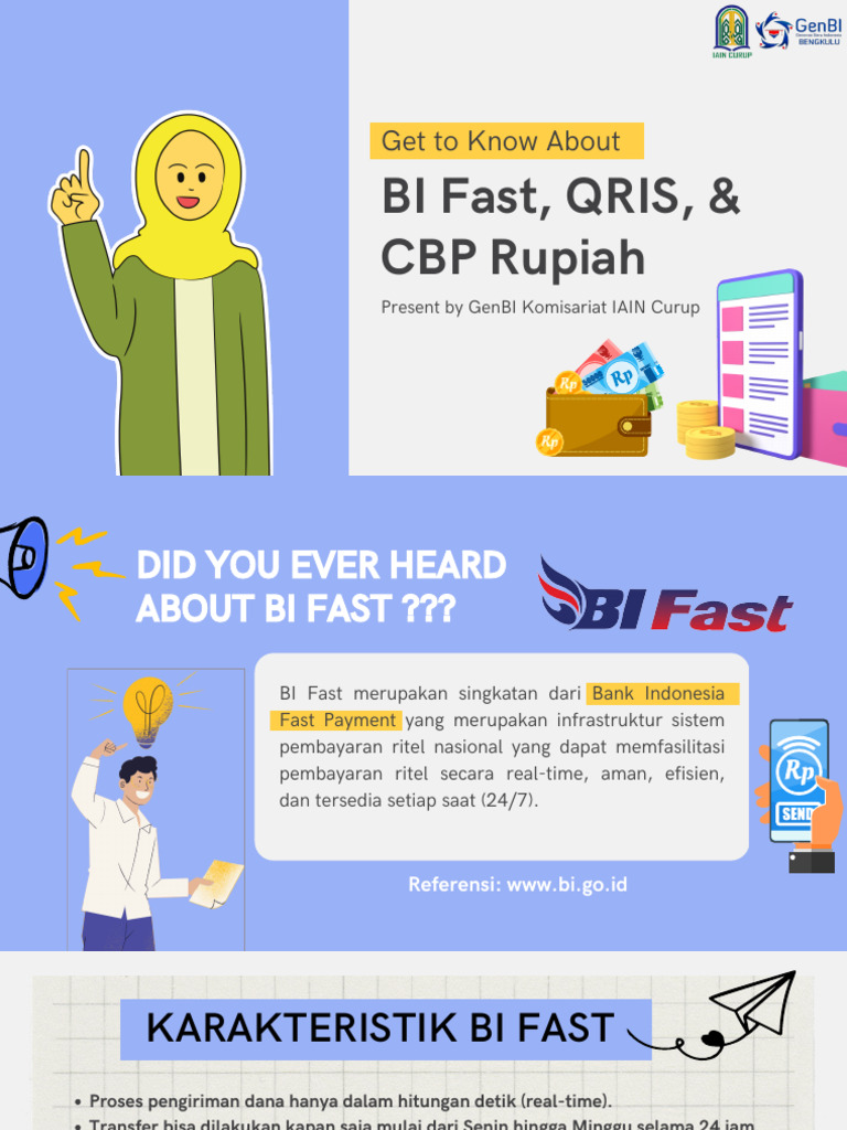 Materi BI Fast, QRIS, CBPR | PDF